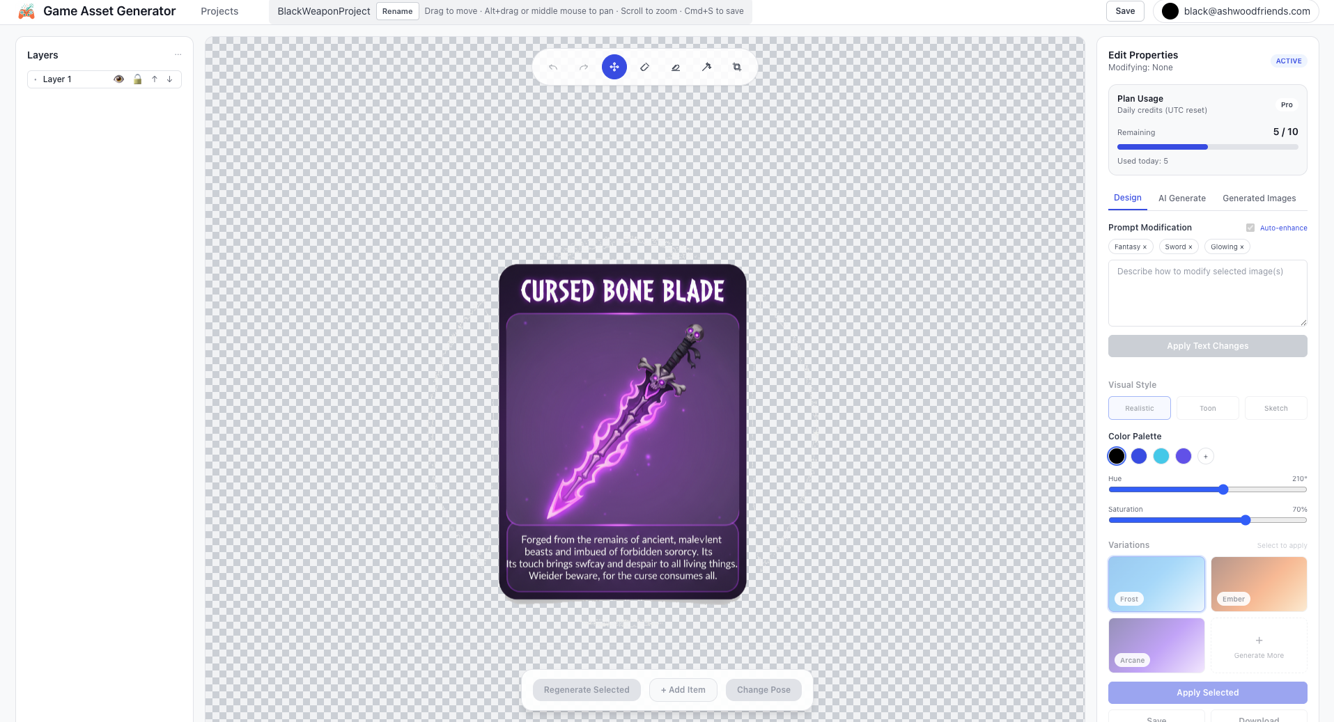 Game Asset Generator